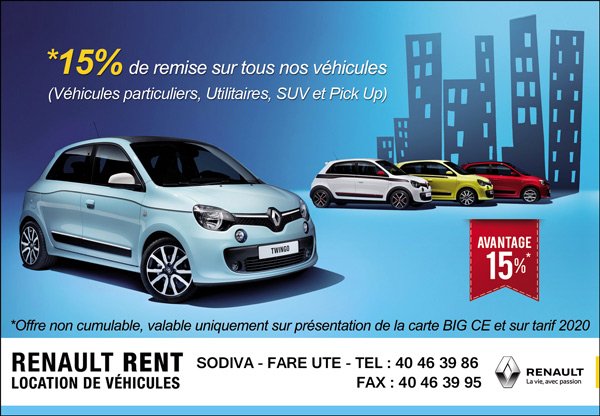 Renault Rent | Sodiva | BIG-CE