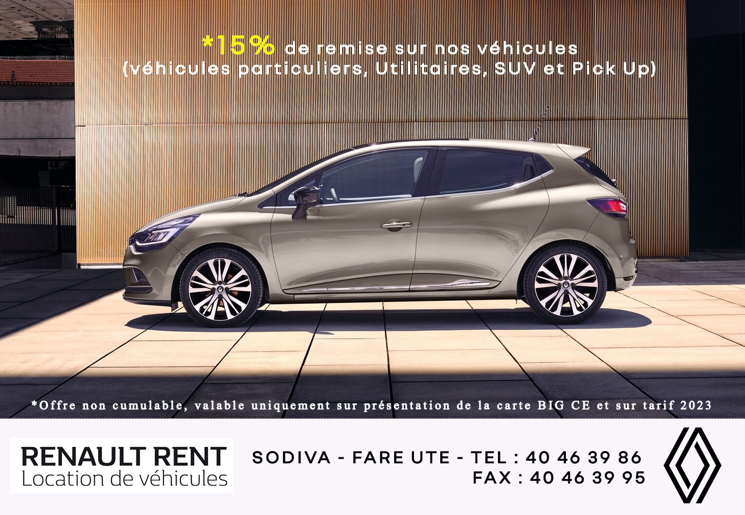 Renault Rent | Sodiva | BIG-CE