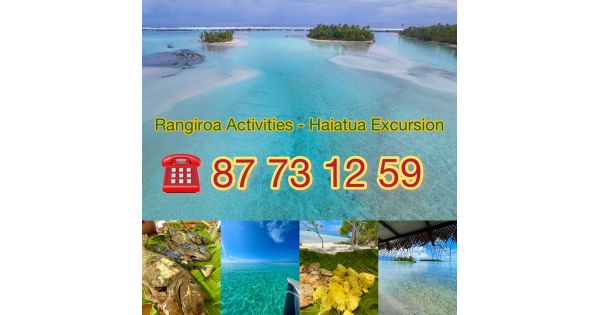 RANGIROA ACTIVITIES - HAIATUA EXCURSION | BIG-CE